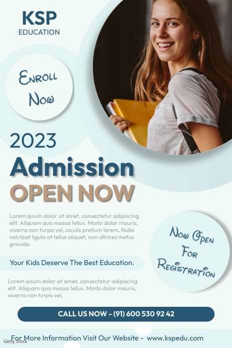 School Admission | Study Abroad | Admission Open | Enroll Now Template | PosterMyWall